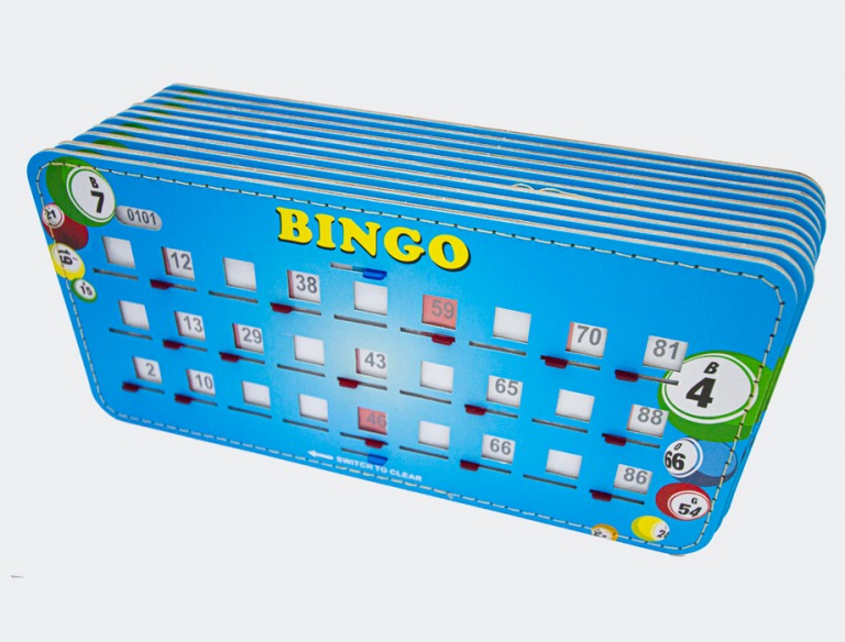 Bingobrett 1-90 (10 stk) • Bingoplate 1-90 • lotto 90